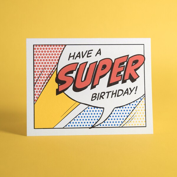 Superhero Cards - Etsy