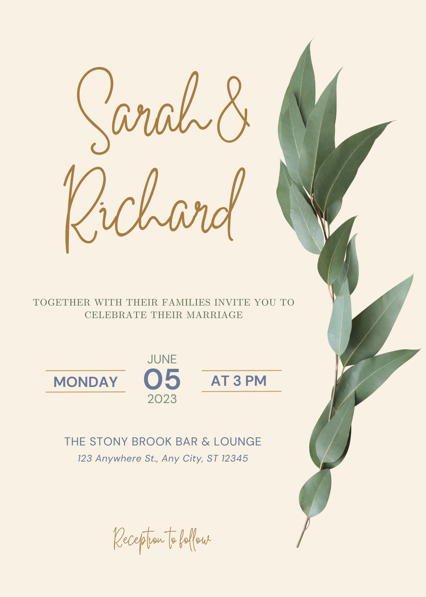 Digital Wedding Invitation - Etsy