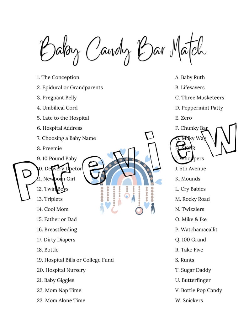Baby Shower Party Game Bundle, Printable Baby Shower Games - Etsy