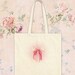 Aesthetic Coquette Tote Bag Pink Bow Balletcore Canvas Dance Bag Gift ...