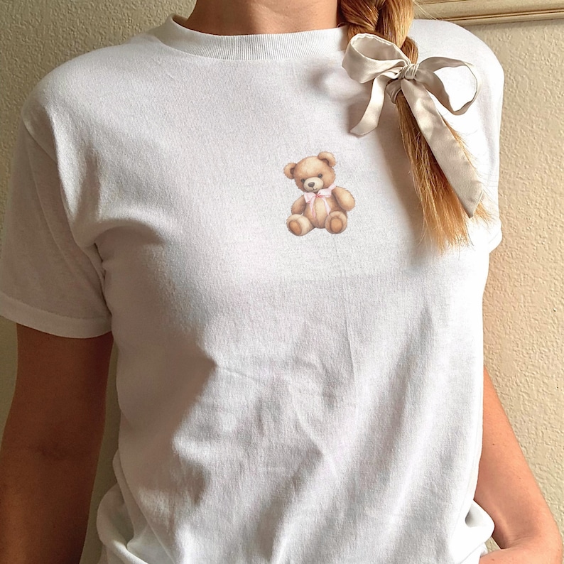 Teddy Bear Shirt Coquette Teddy Baby Tee Teenage Girl Gift Dollette ...