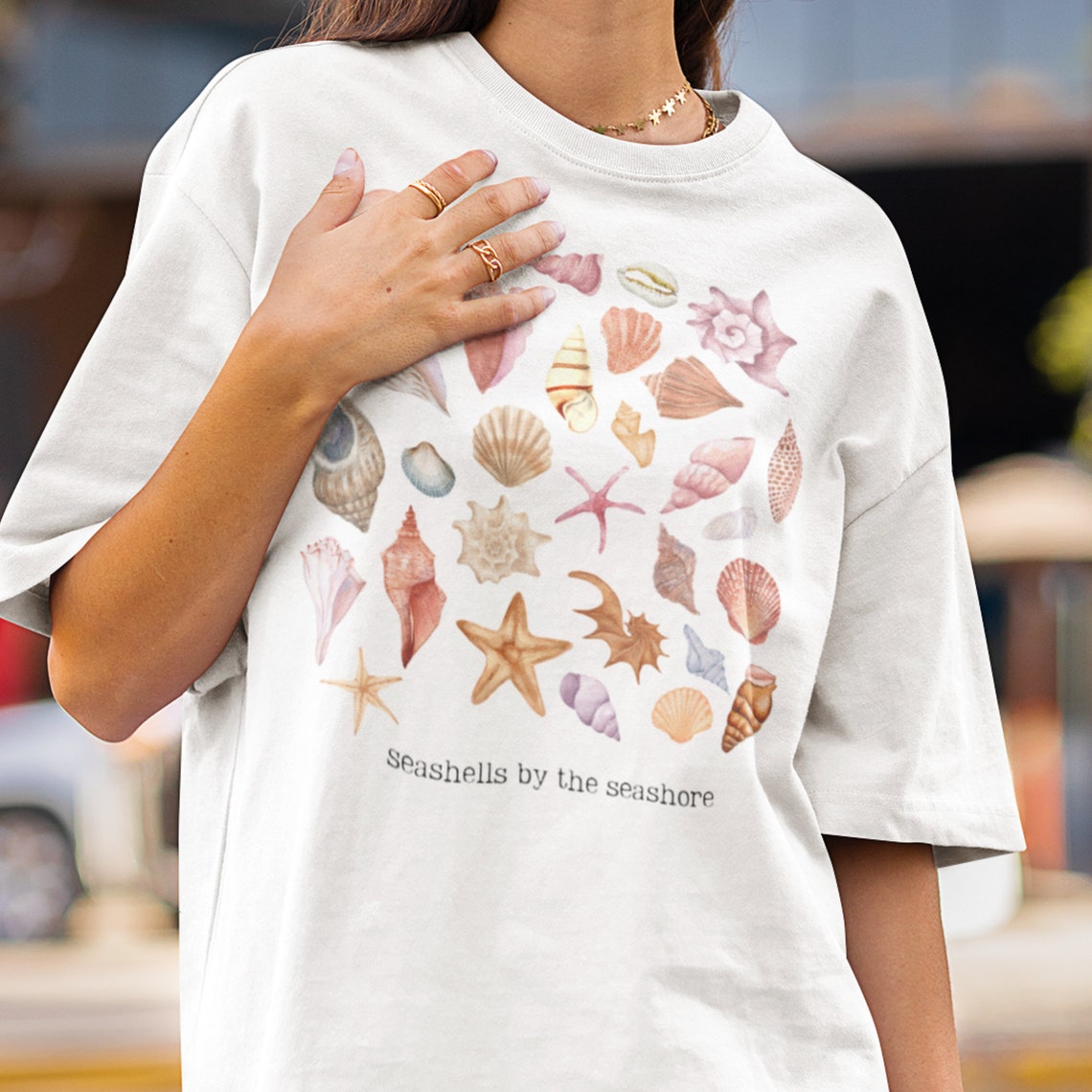 Seashell Shirt Seashell Lover T-shirt for Seashell Hunting Womans Beach ...