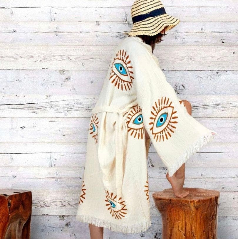 Evil Eye Kimono , Kimono for Women, Boho Kimono, Ecofriendly Kimono ...