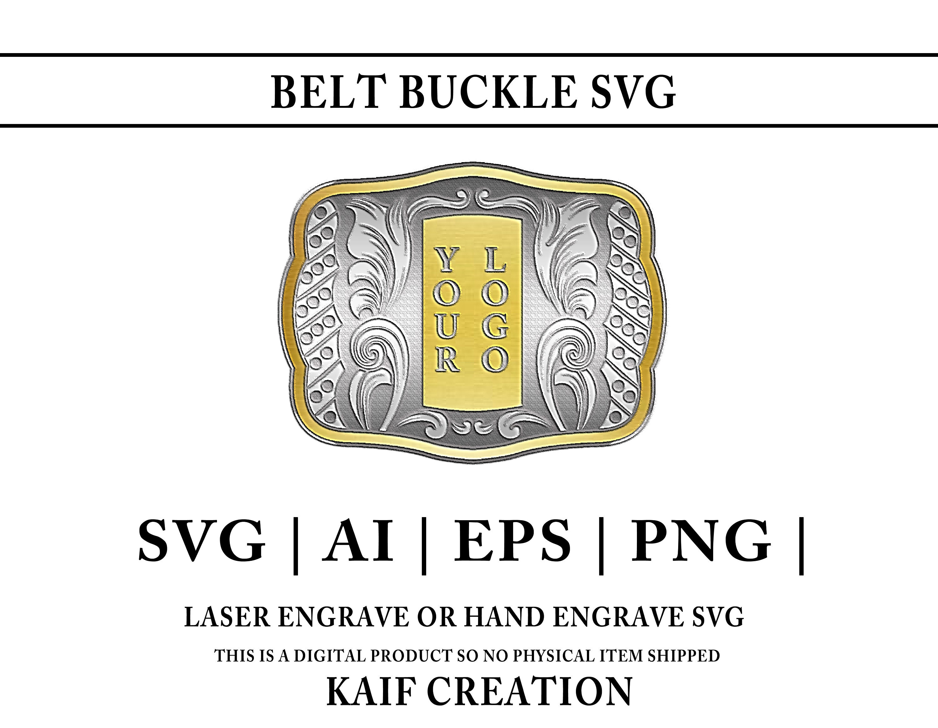 Belt Buckle SVG # 109 | Western Buckle Svg | Belt Buckle Svg | Laser ...