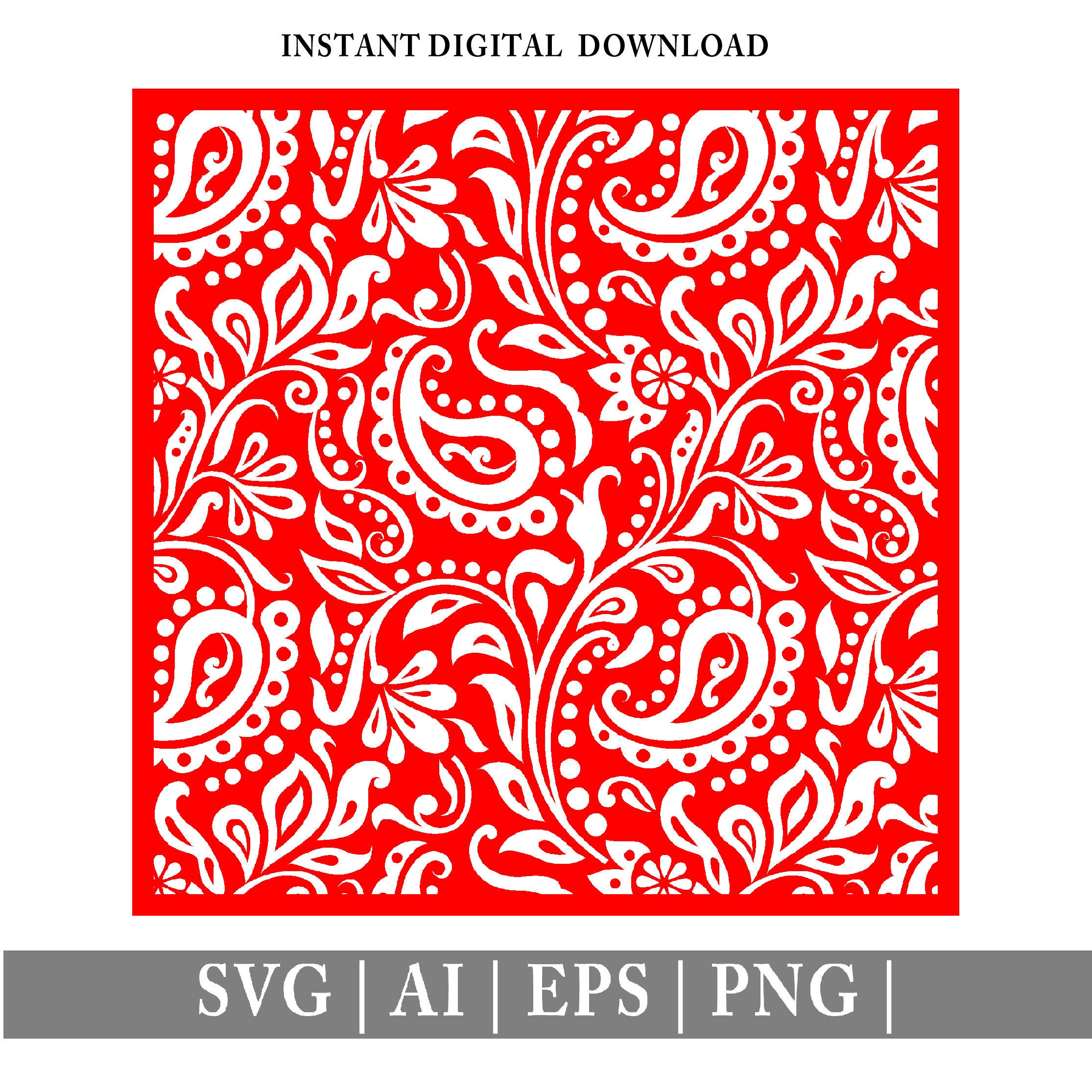 Bandana Paisley Pattern | Seamless Bandana Pattern |transparent ...