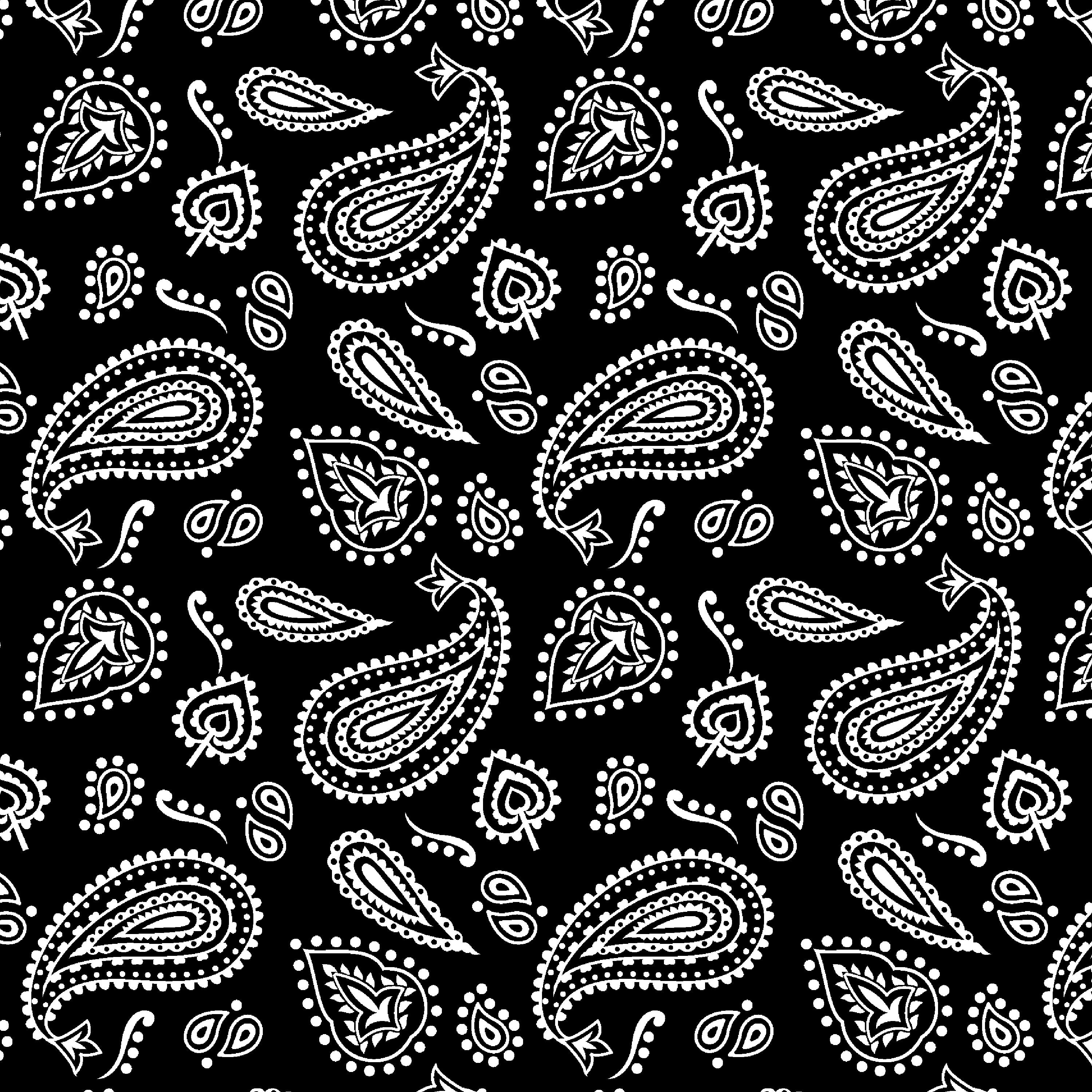 Bandana Paisley Pattern ,seamless Bandana Pattern Transparent Background SVG AI , PNG File ...