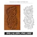 Tooled Leather Swirl Pattern SVG: Western Engraving (digital Download ...
