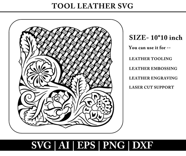 Western Tooled Leather Filigree Pattern SVG (digital Download) - Etsy ...