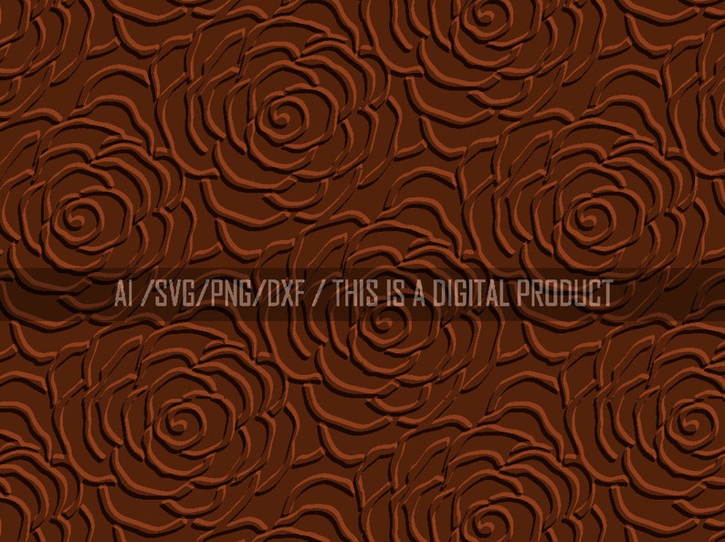 Tooled Leather Seamless Pattern Transparent Background SVG , AI, PNG ...