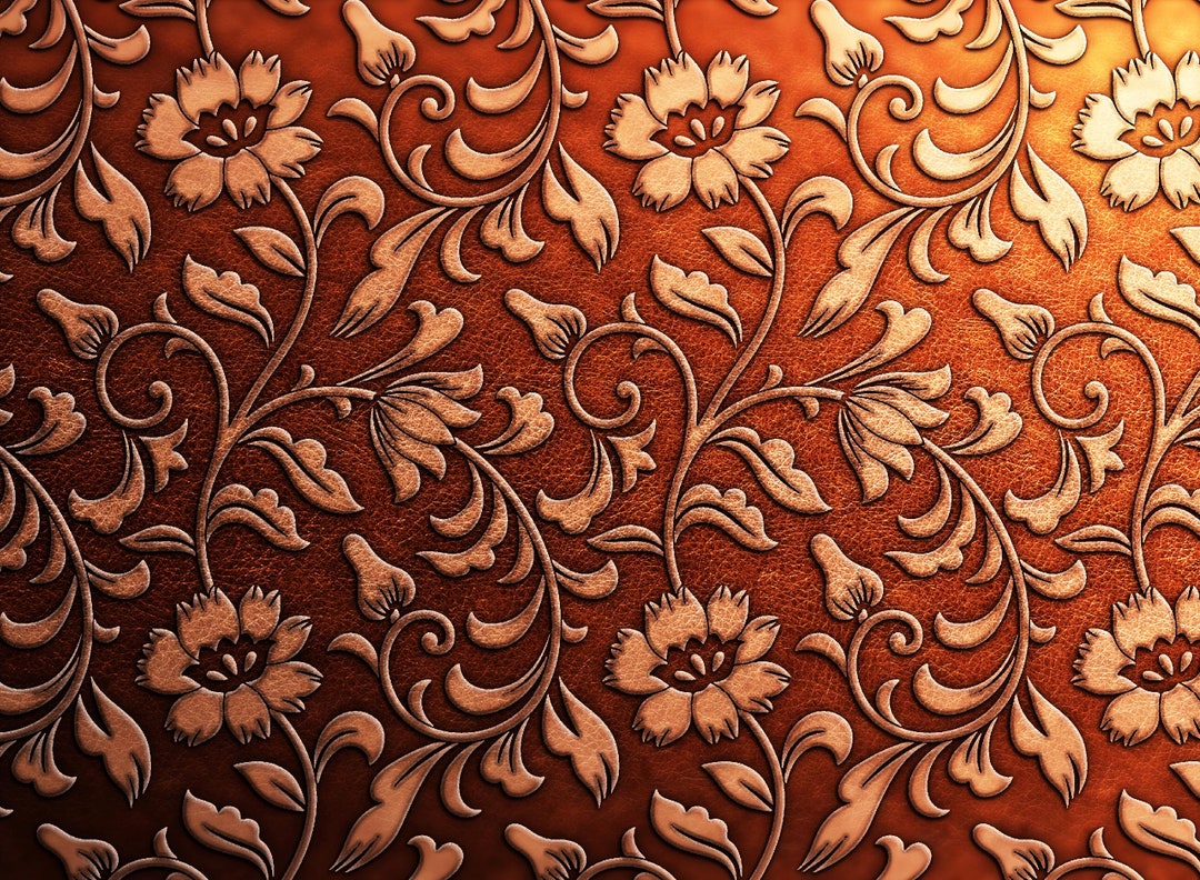 Tooled Leather Seamless Pattern Transparent Background SVG , AI, PNG ...