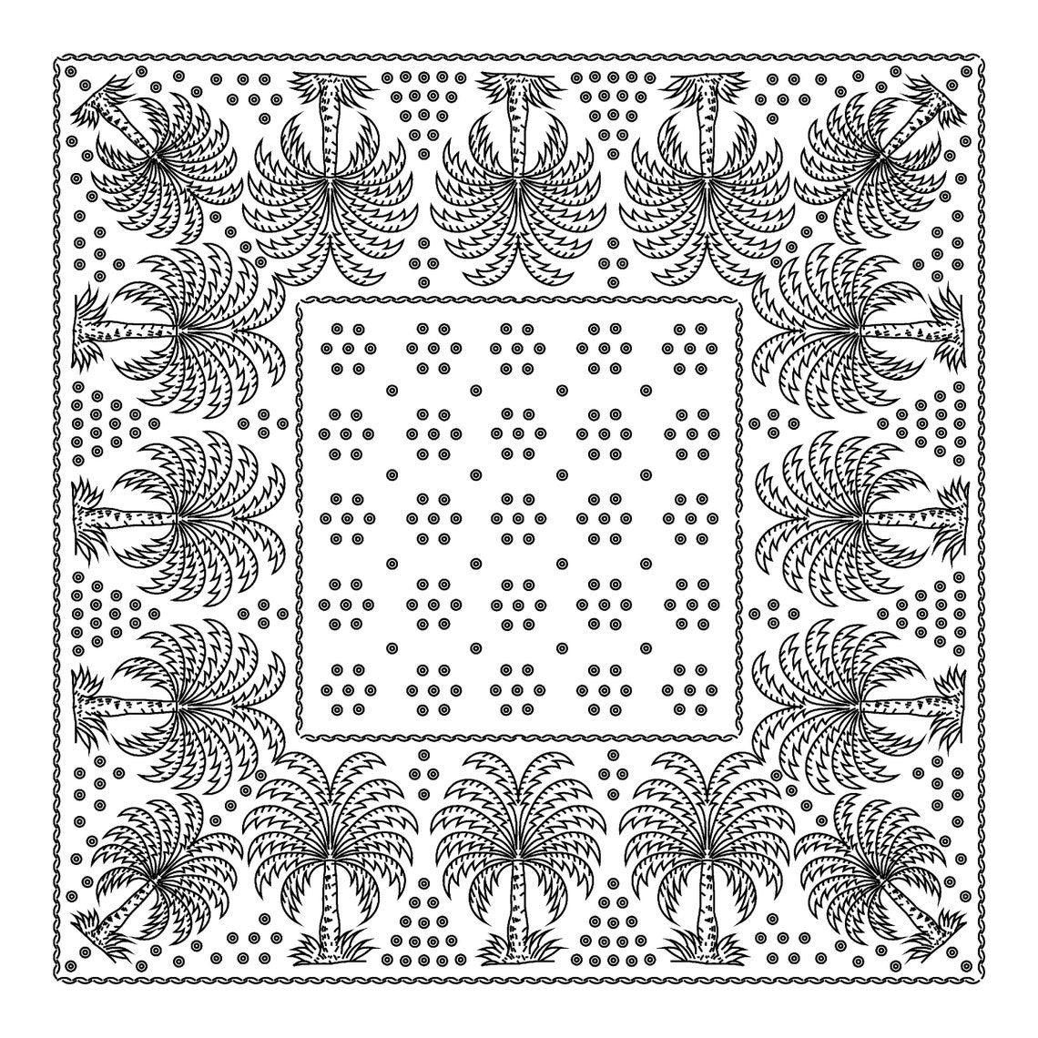 Buy Palm Tree Bandana SVG ,AI , PNG ,printable File 2222 Online in ...