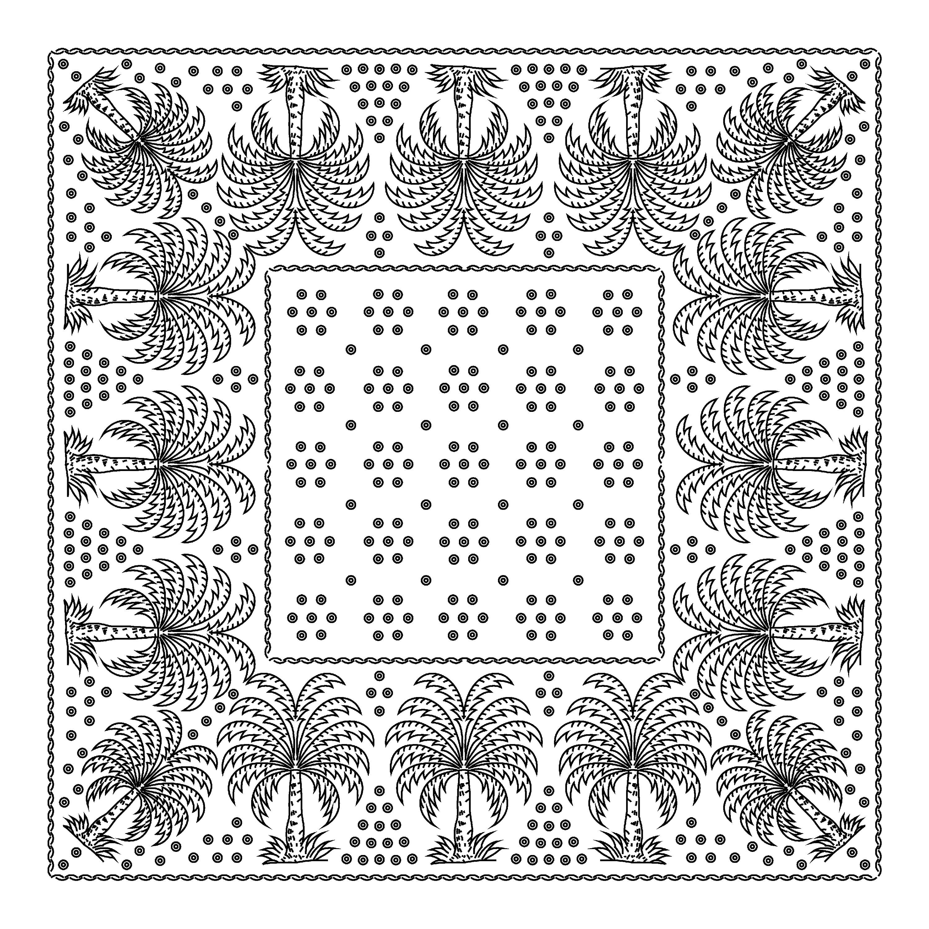 Buy Palm Tree Bandana SVG ,AI , PNG ,printable File 2222 Online in ...