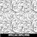Tooled Leather Swirls Pattern | Western Seamless Pattern | Baroque ...