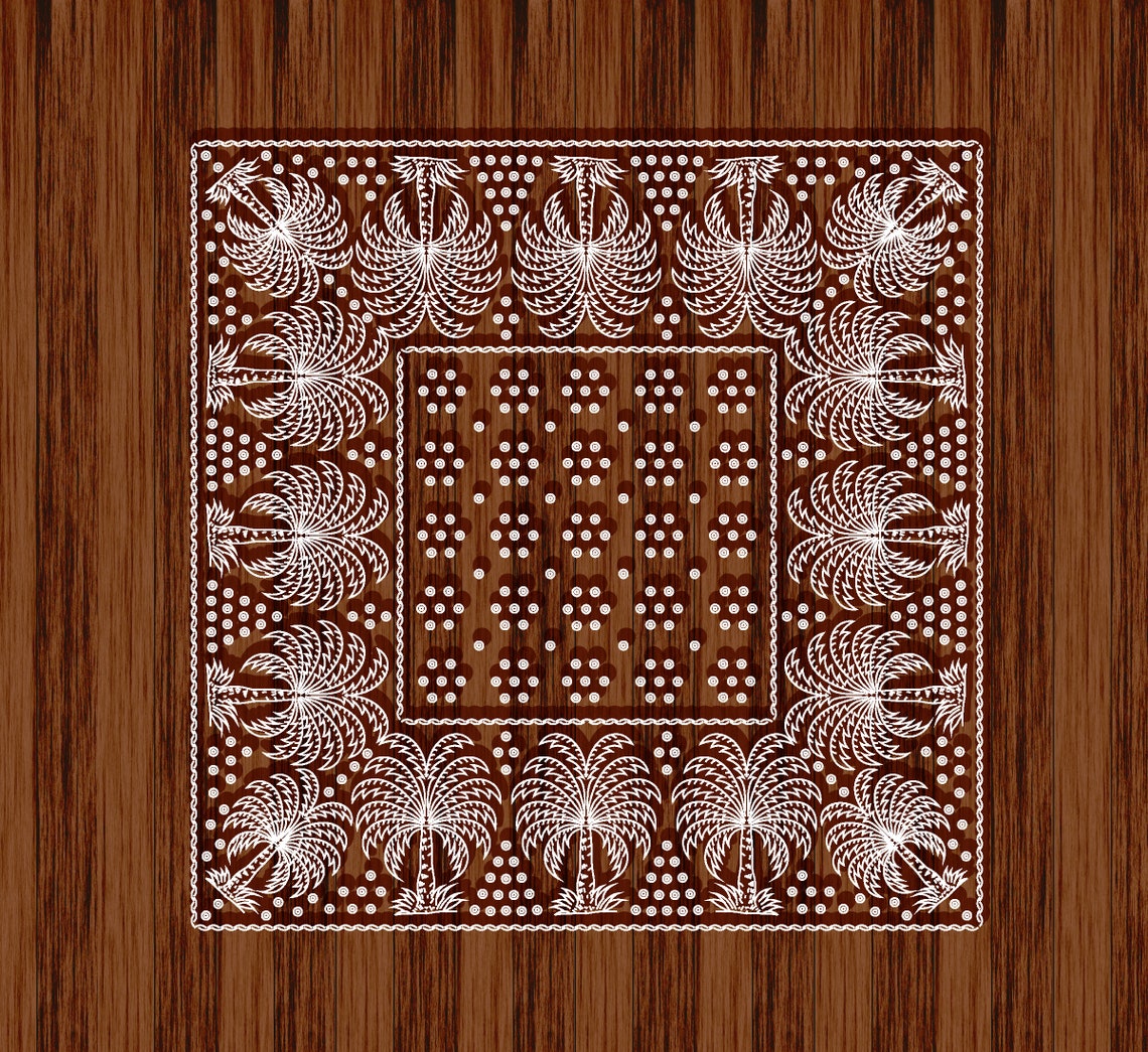 Buy Palm Tree Bandana SVG ,AI , PNG ,printable File 2222 Online in ...
