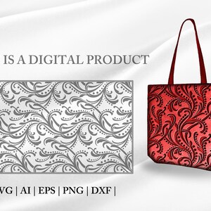 Tooled Leather SVG | Leather Embossing Pattern | Seamless Pattern ...