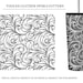 Tooled Leather Swirls Pattern | Western Seamless Pattern | Baroque ...