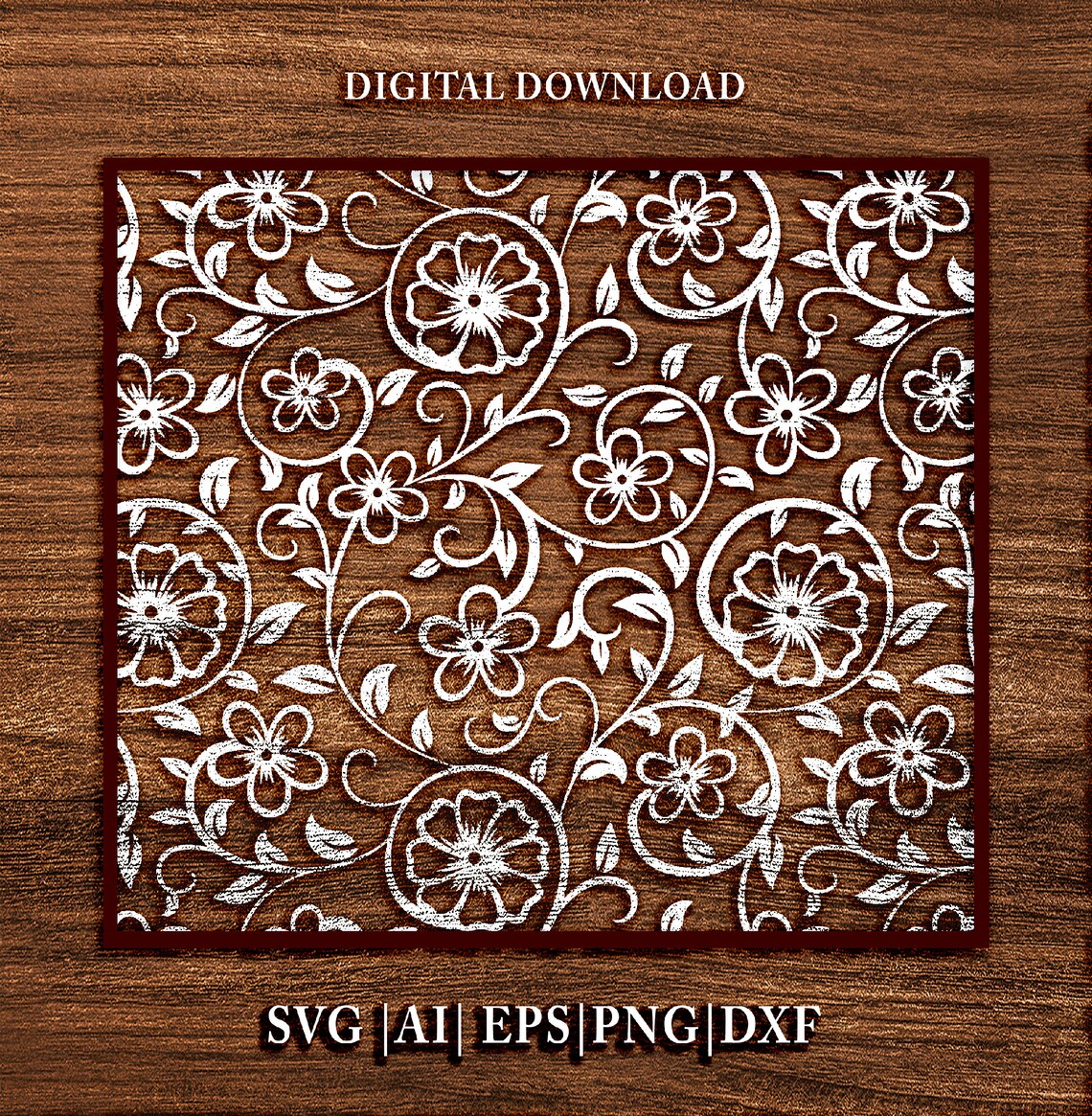 Tooled Leather SVG ,floral Pattern Svg Seamless Pattern Swirls Pattern ...