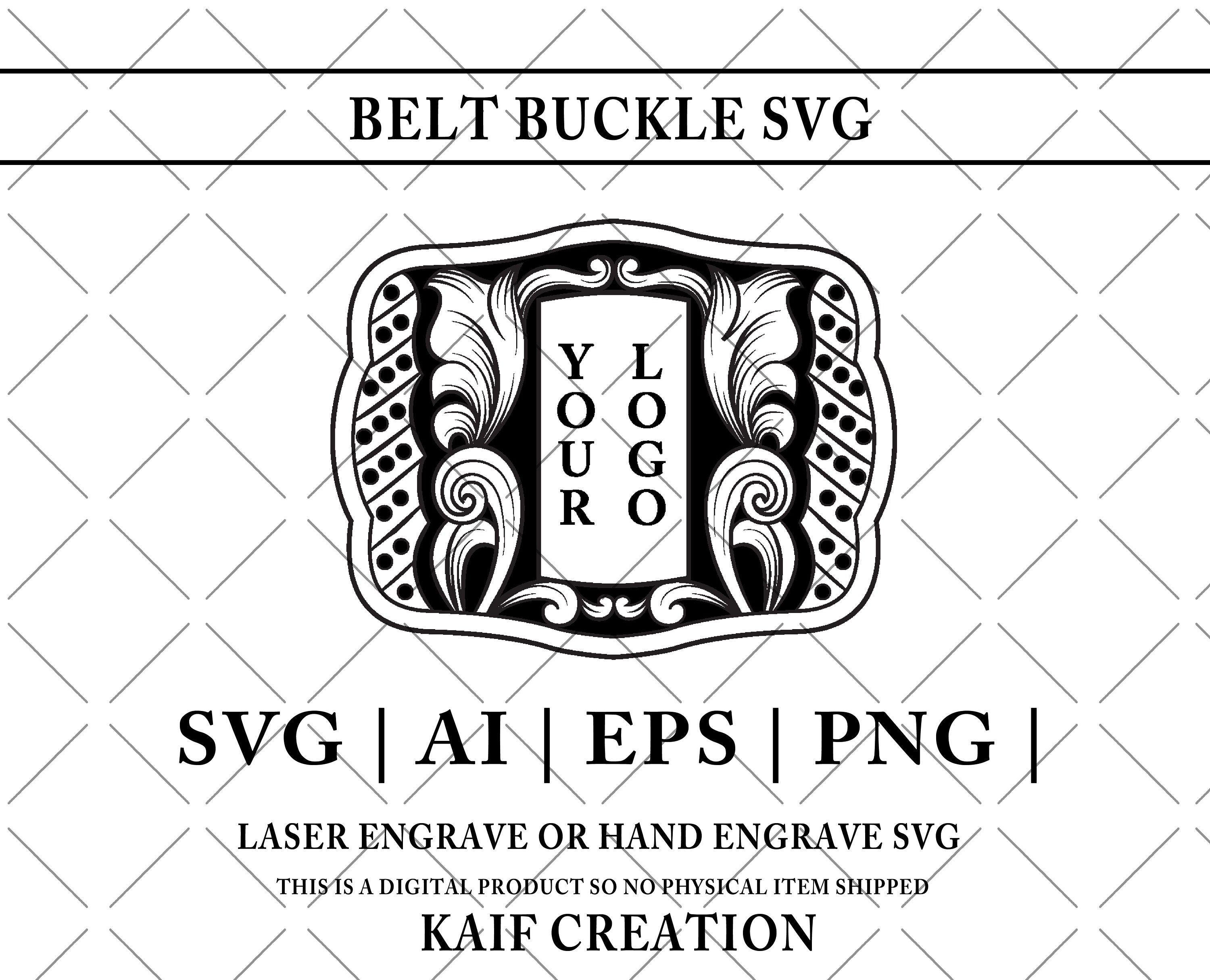 Belt Buckle SVG # 109 | Western Buckle Svg | Belt Buckle Svg | Laser ...
