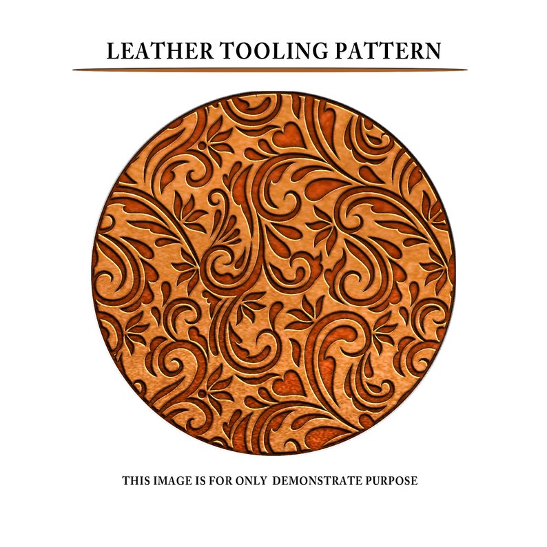 Floral Swirls Leather Tooling SVG: Western Pattern (digital Download ...