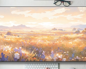 8-bit Mystical Island Desk Mat Gaming Mouse Pad Large Mousepad With ...