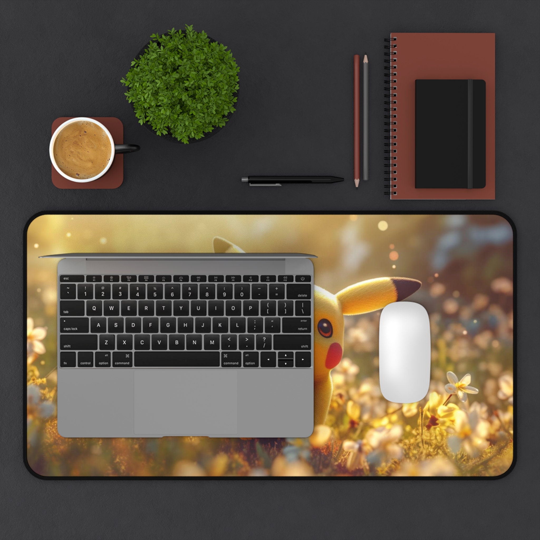 Cute Baby Pikachu Inspired Desk Mat Gaming Mouse Pad Large - Etsy