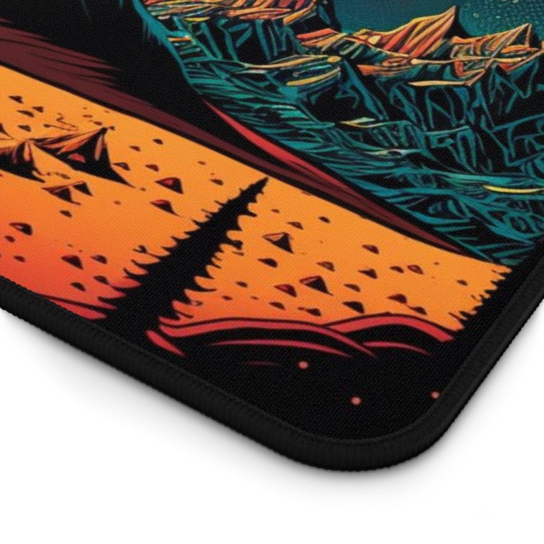Simple Outer Space Giant Planet Desk Mat Gaming Mouse Pad Large ...