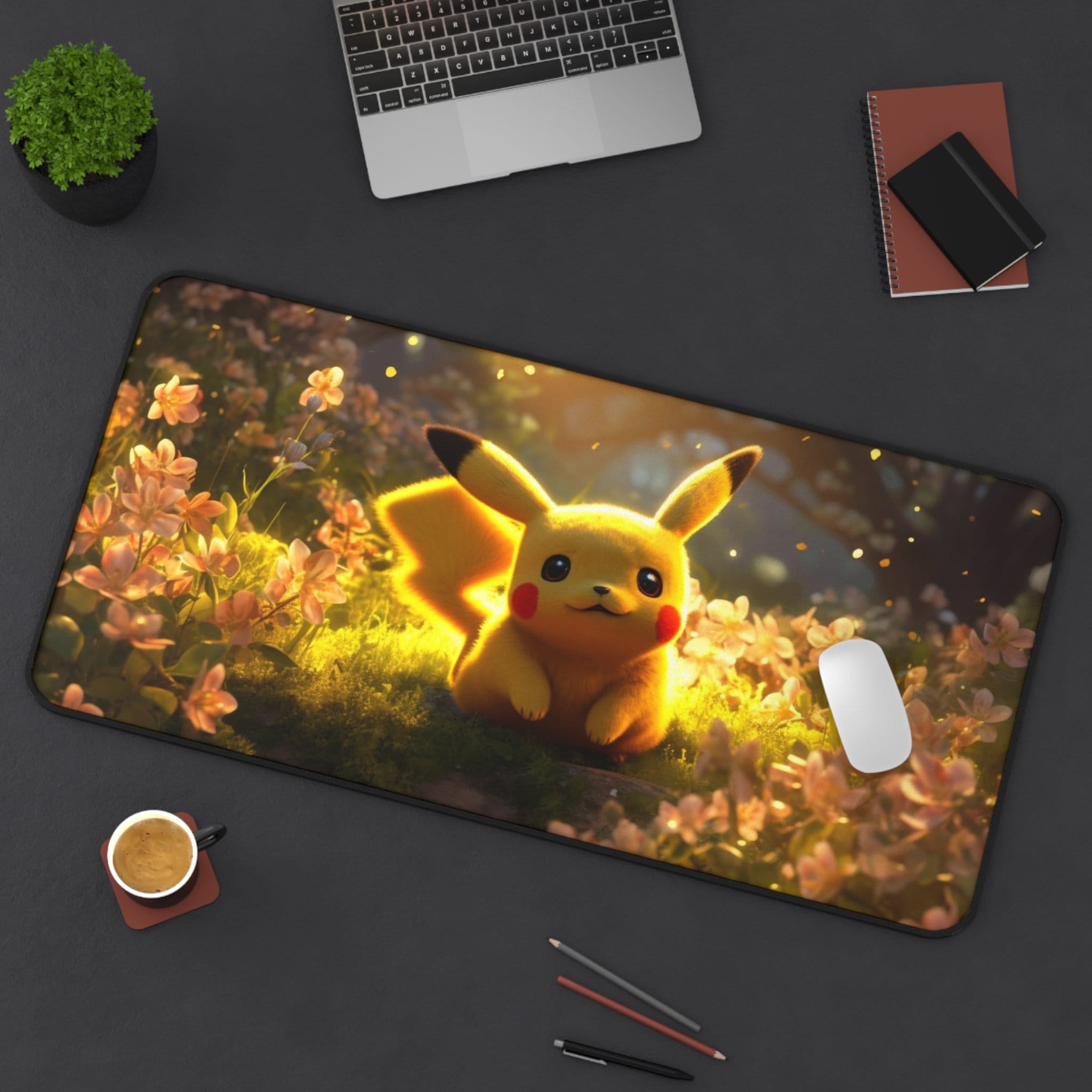Cute Baby Pikachu Inspired Desk Mat Gaming Mouse Pad Large - Etsy