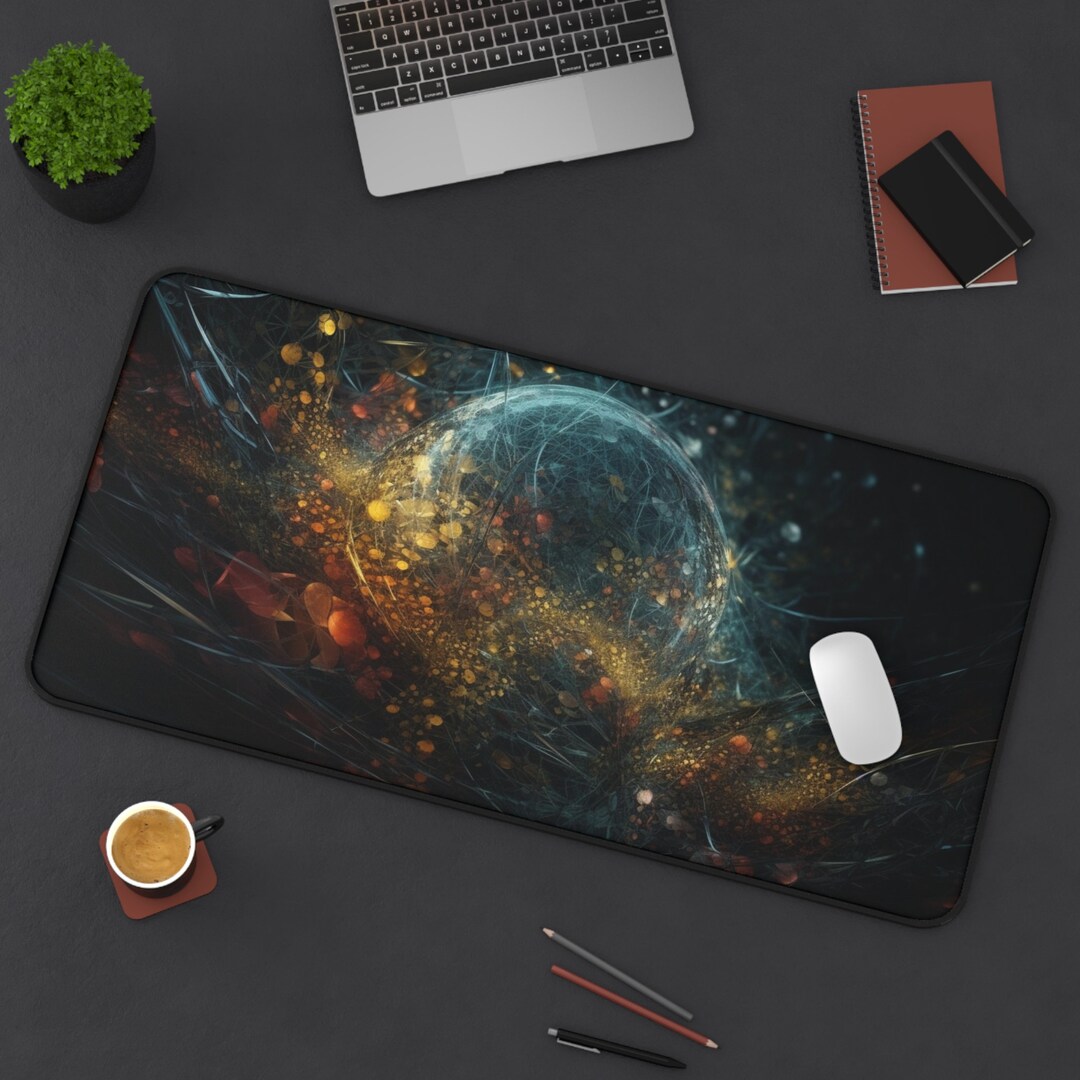 Abstract Outer Space Geometry Desk Mat Gaming Mouse Pad Large - Etsy