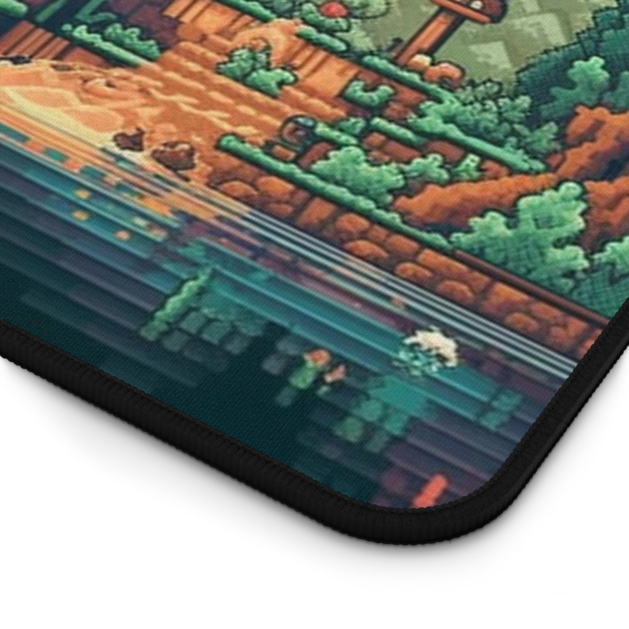 Retro Game Scene Desk Mat Gaming Mouse Pad Large Mousepad With - Etsy