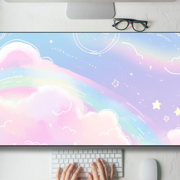 Rainbow Mousepad - Etsy