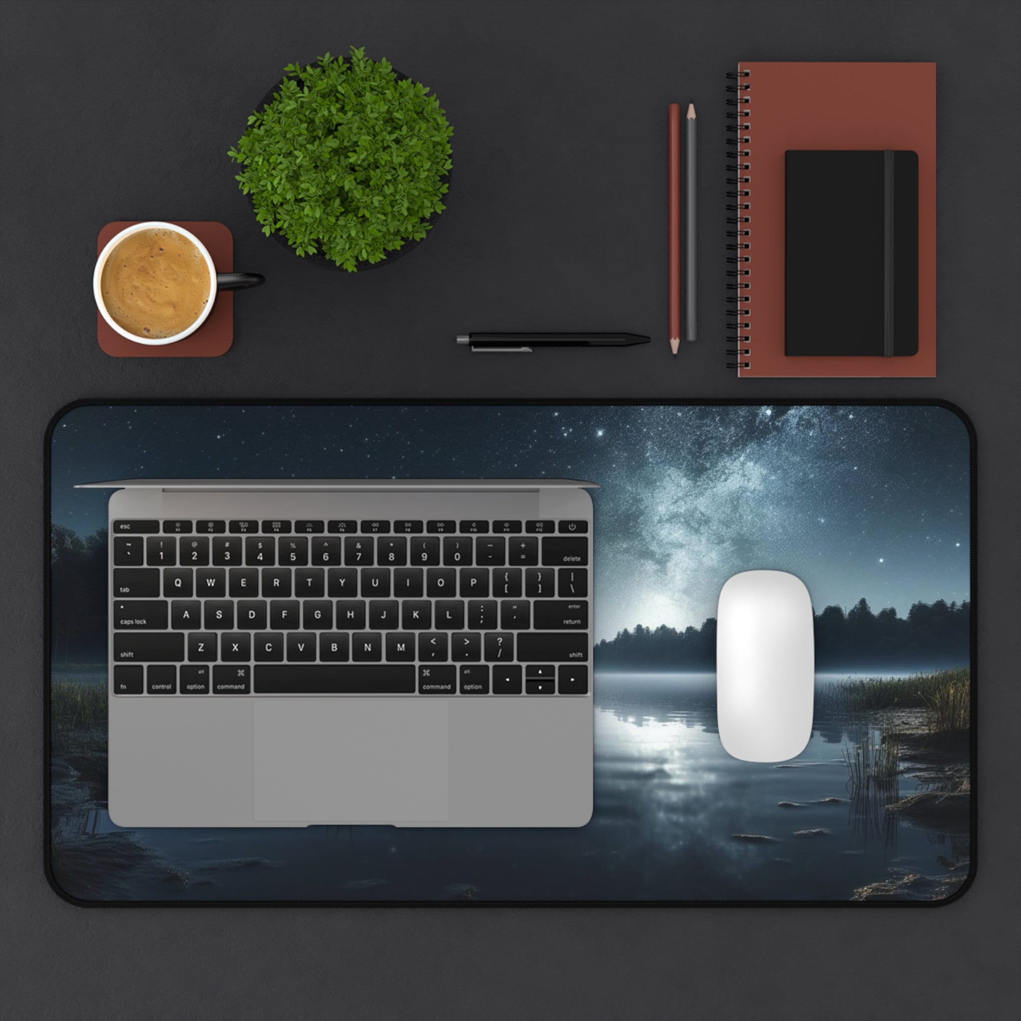 Lake Starry Night Sky Desk Mat Gaming Mouse Pad Large Mousepad - Etsy