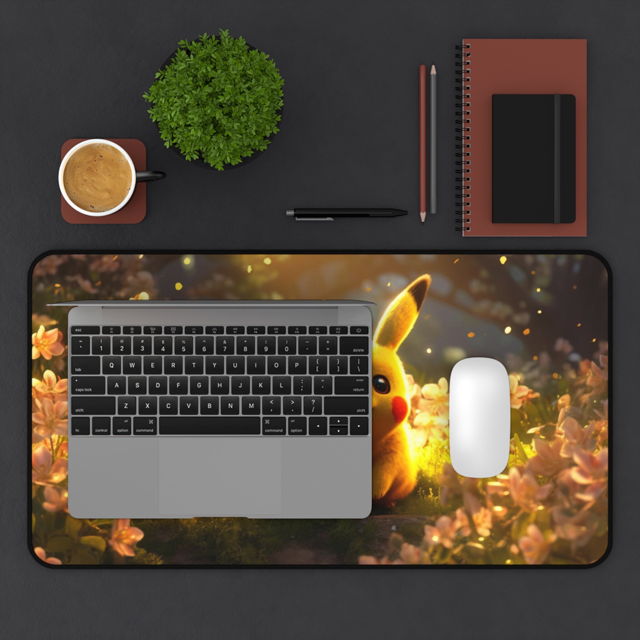 Cute Baby Pikachu Inspired Desk Mat Gaming Mouse Pad Large - Etsy