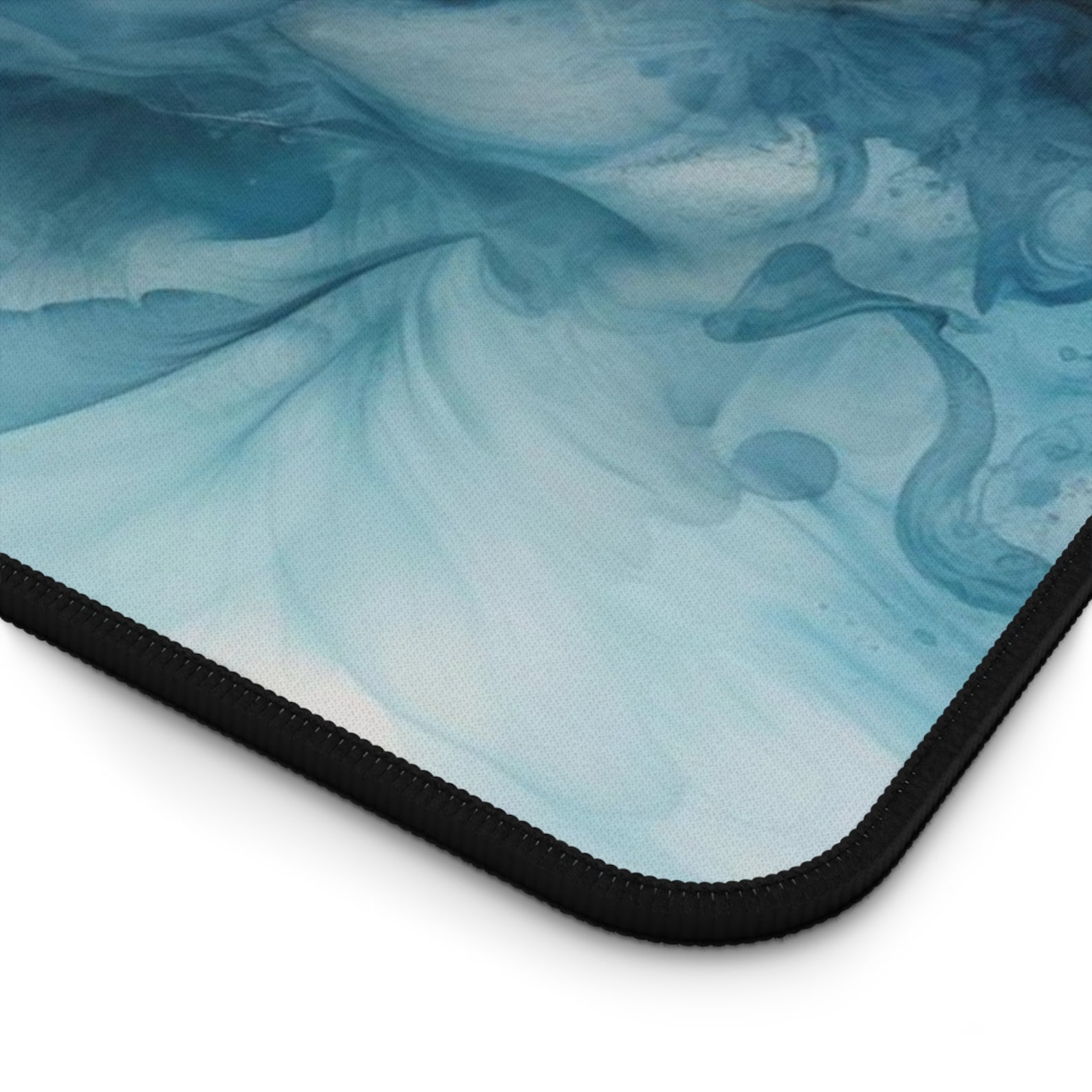 Blue Abstract Watercolor Swirls Desk Mat Gaming Mouse Pad - Etsy