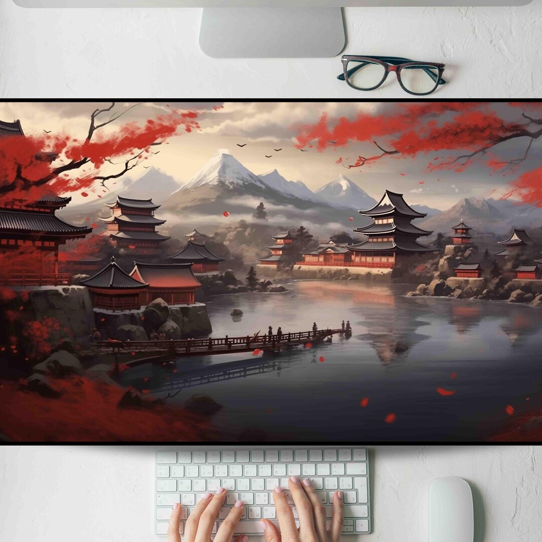 Crimson Port in Stormlight Desk Mat, Gaming Mouse Pad, Large Mousepad ...