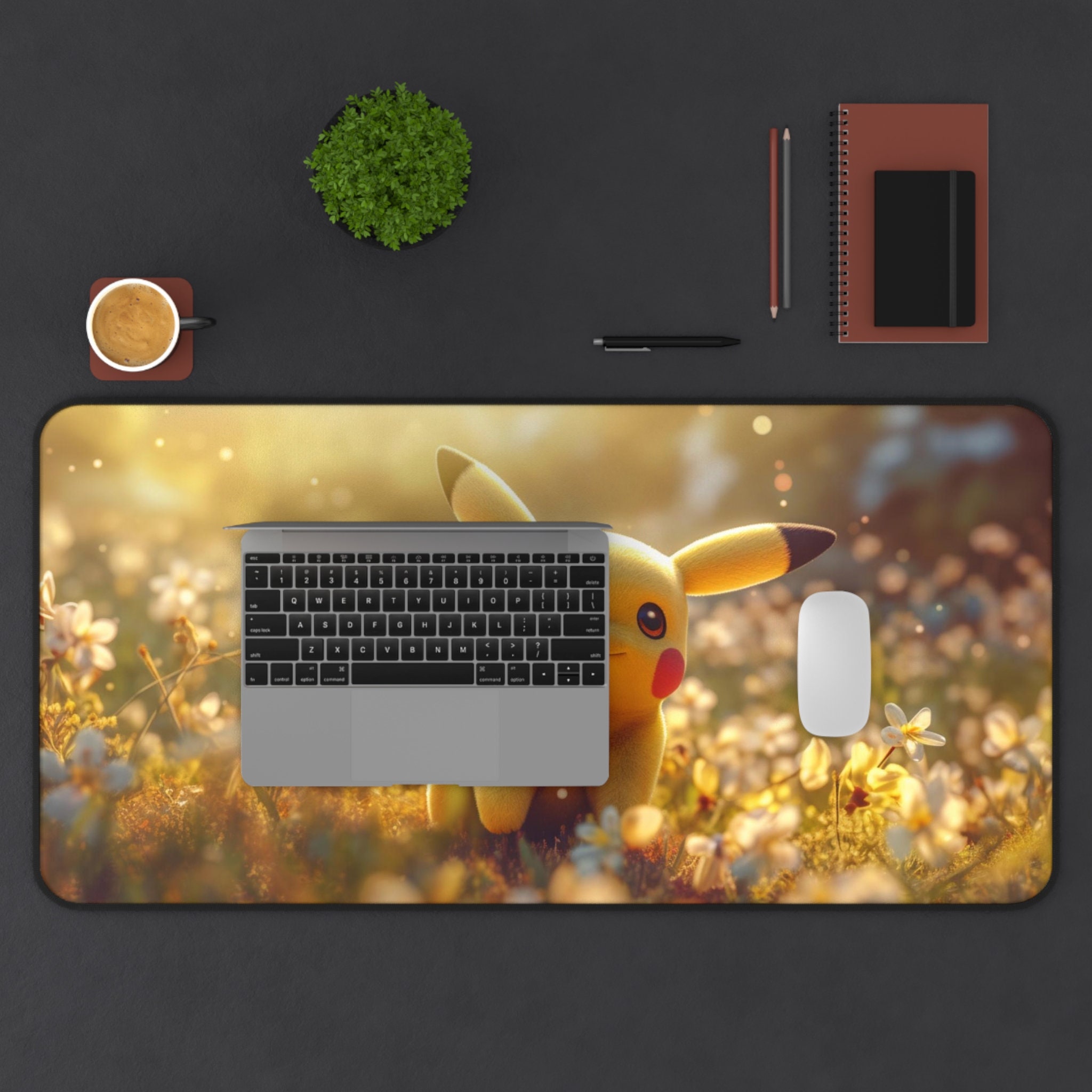 Cute Baby Pikachu Inspired Desk Mat Gaming Mouse Pad Large - Etsy