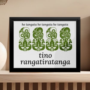 Māori Culture Digital Design, He Tangata Whakapapa Greenstone Tiki ...