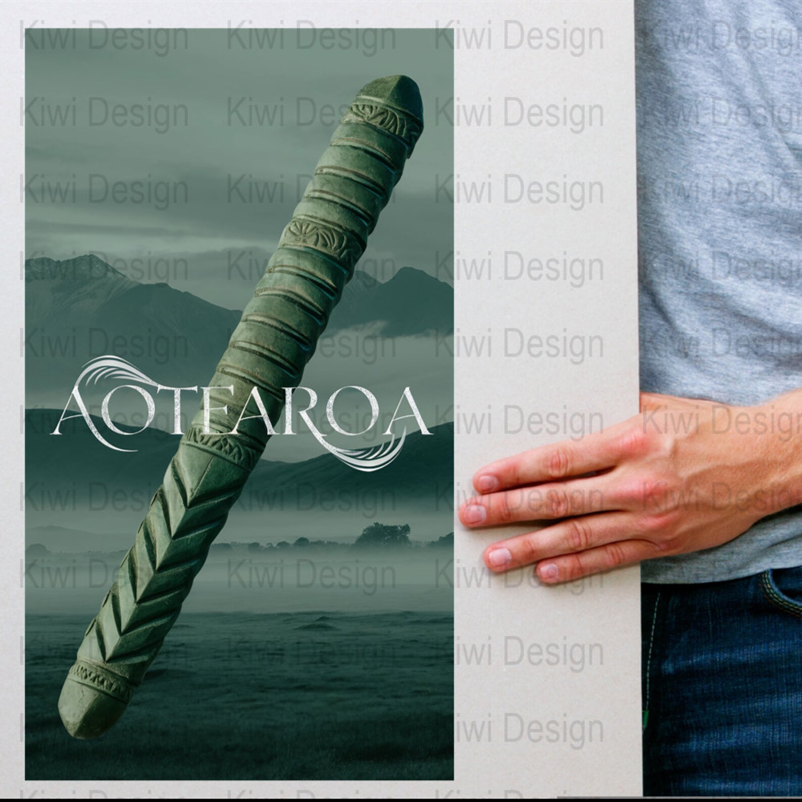 Ancient Aotearoa Digital Art, Maori Culture Wall Decor, Instant ...