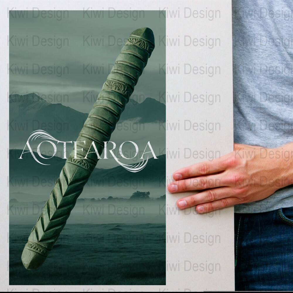 Ancient Aotearoa Digital Art, Maori Culture Wall Decor, Instant ...