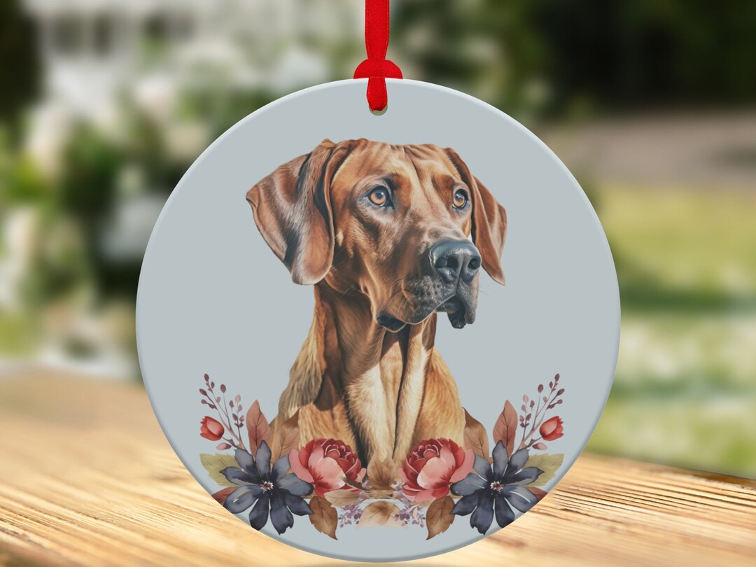 Personalized Rhodesian Ridgeback Memorial or Decoration With Optional ...