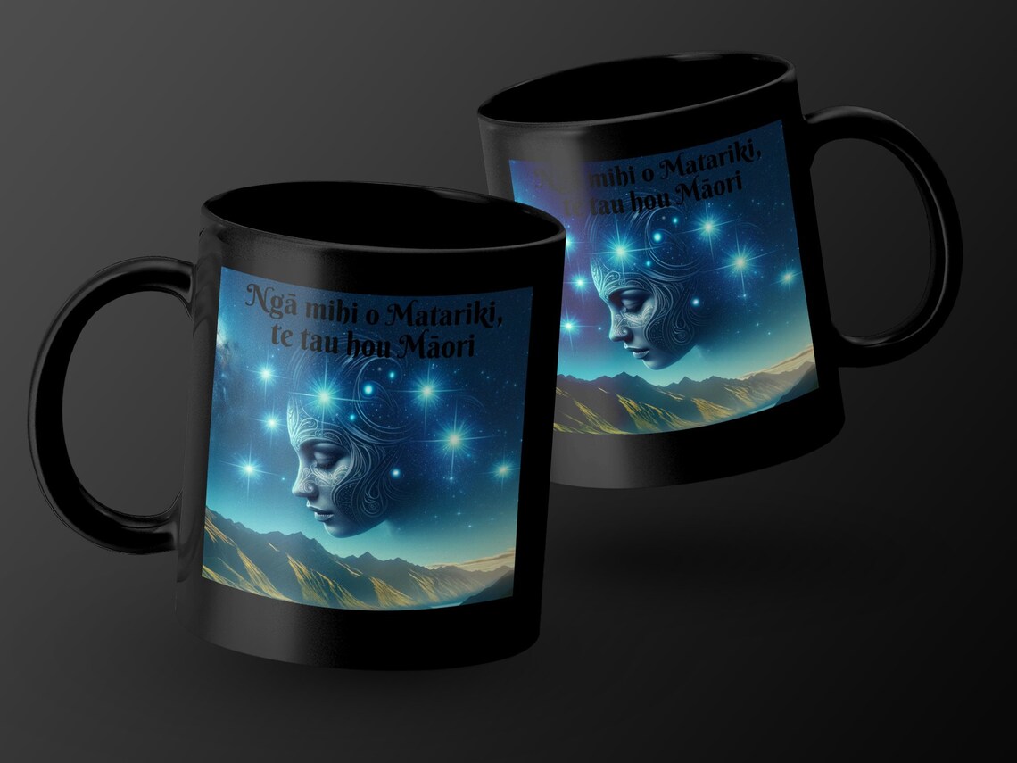 Matariki Māori New Year Digital Artwork, Papatūānuku Aotearoa, Three ...