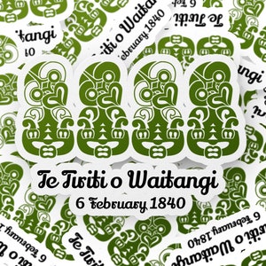 Digital Māori Te Tiriti O Waitangi Tiki Design, Waitangi Artwork for ...