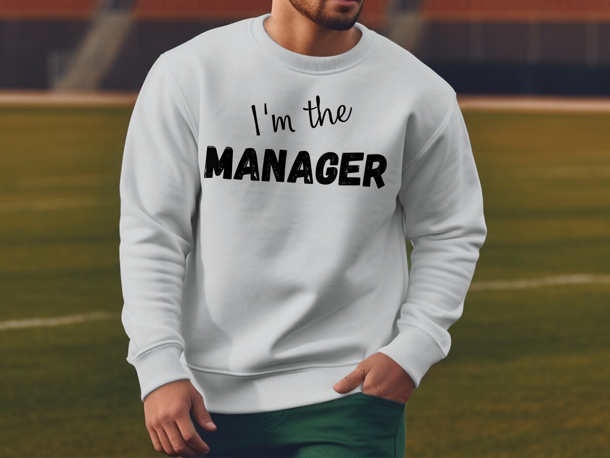 I'm the Manager Introduction, Identifier and Fun Unisex Sweatshirt - Etsy