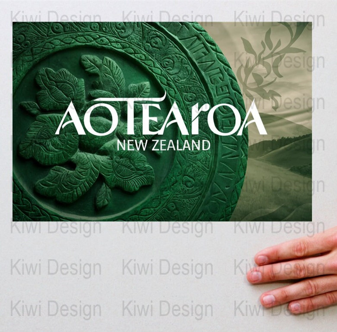 Aotearoa New Zealand Art Print, Māori Design (digital Download) - Etsy