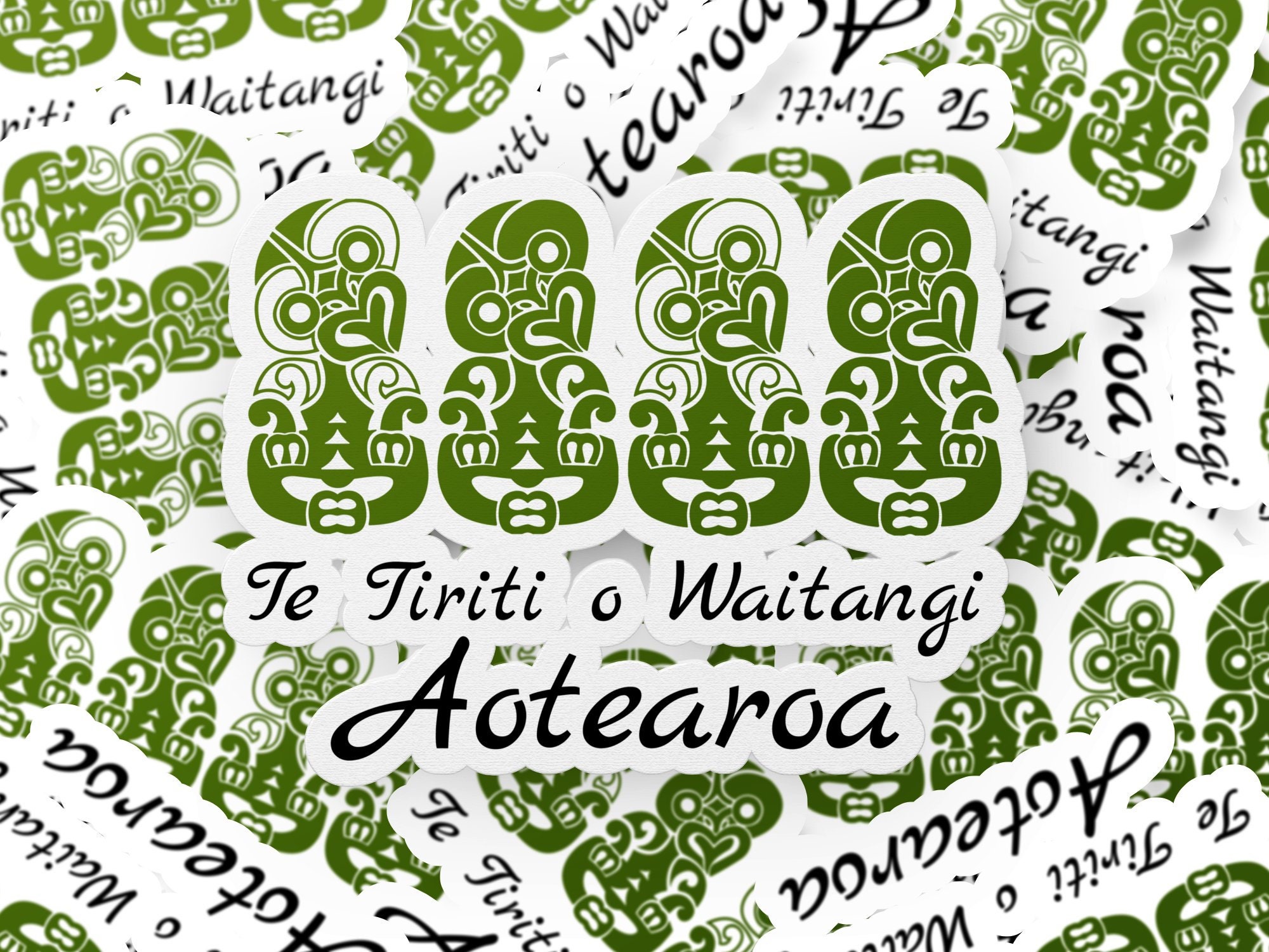 Digital Māori Te Tiriti O Waitangi Tiki Design, Waitangi Artwork for ...
