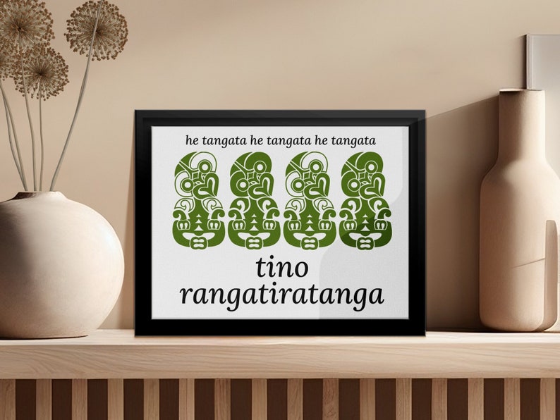 Māori Culture Digital Design, He Tangata Whakapapa Greenstone Tiki ...
