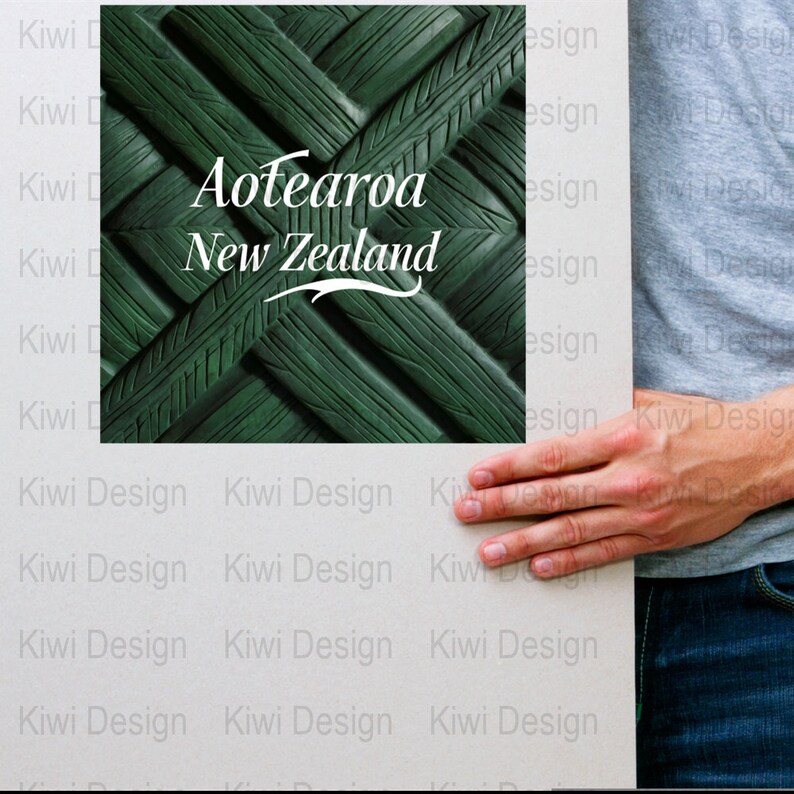 Aotearoa New Zealand Digital Art Print, New Zealand Wall Decor, Instant ...