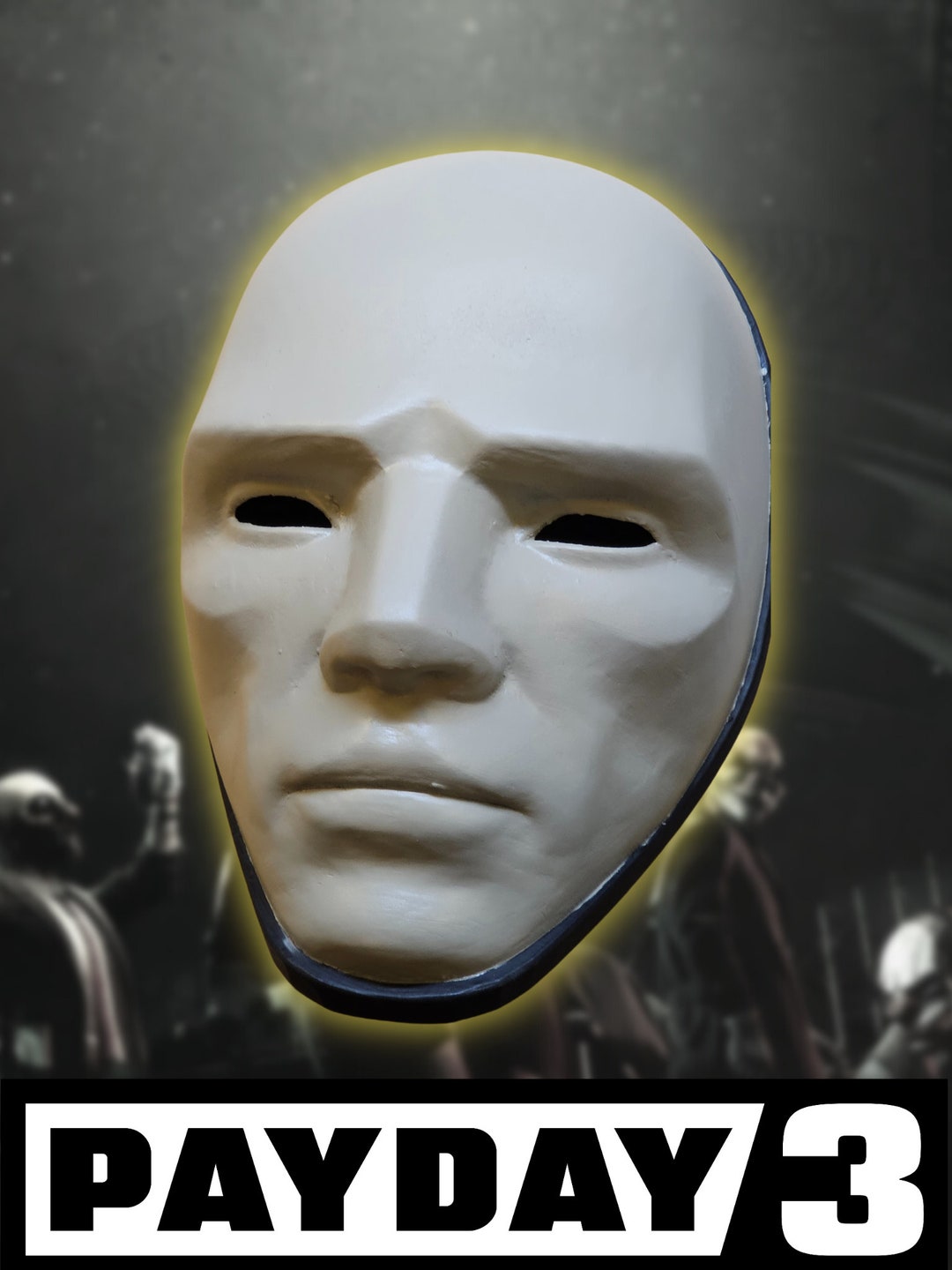Payday 3 MR EMPTY MASK - Etsy