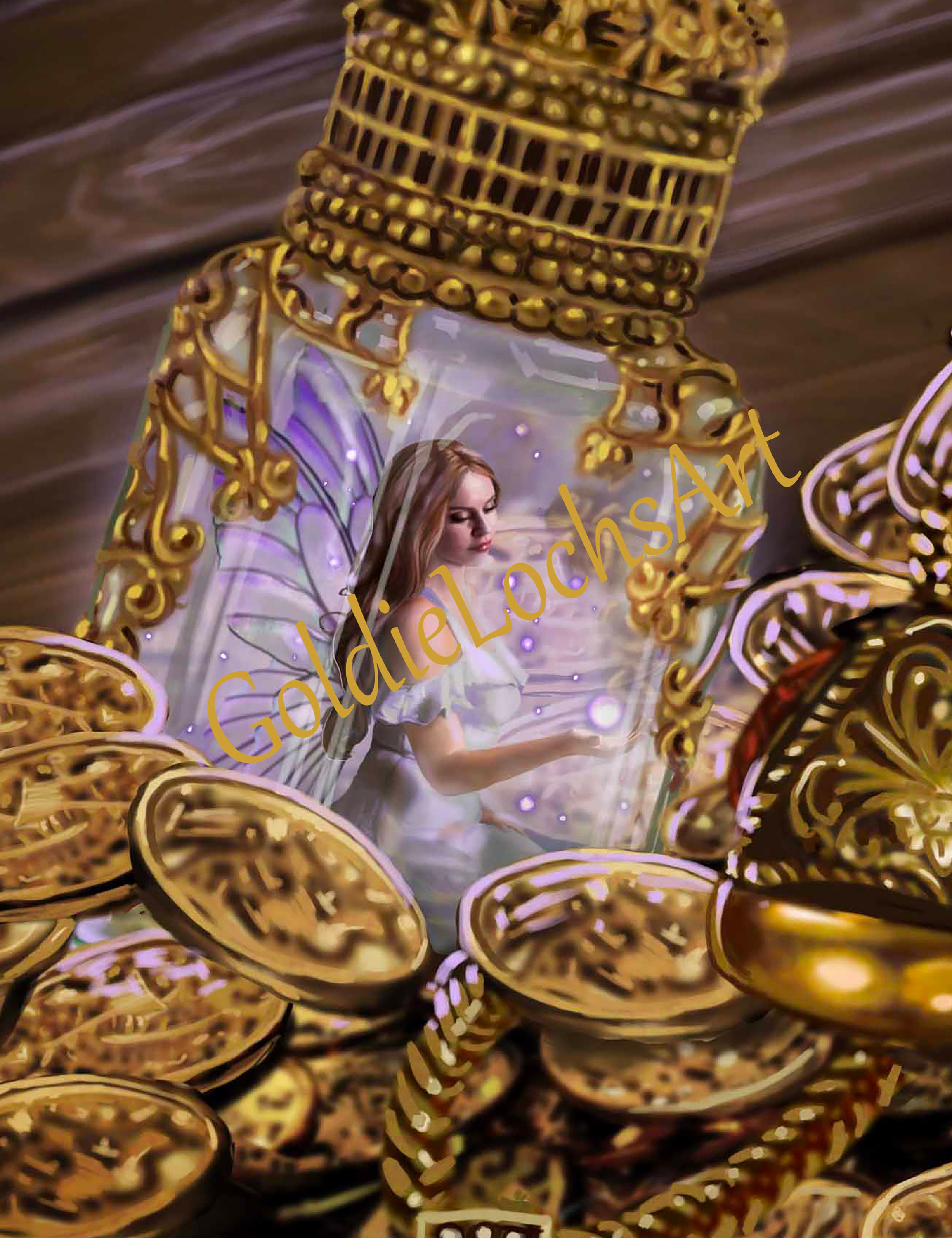 Fairy in a Treasure Chest | Beach | Jewels | Treasure | Gold | Jewelry ...
