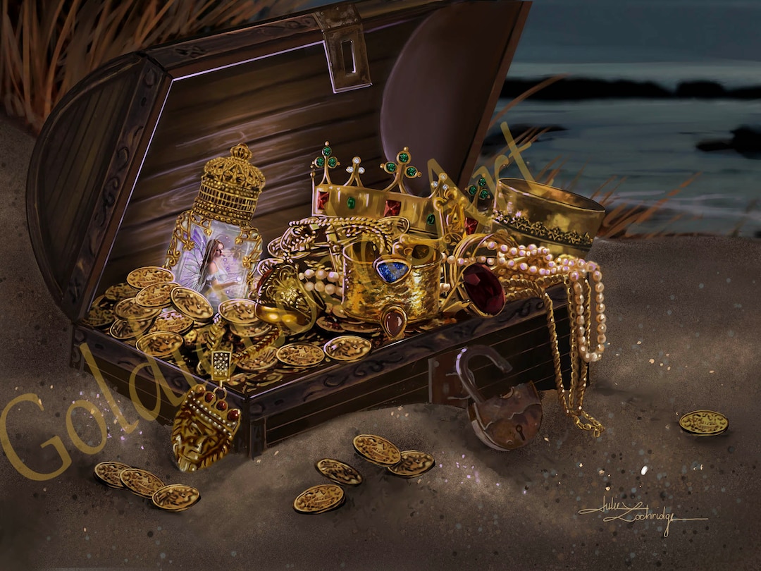 Fairy in a Treasure Chest | Beach | Jewels | Treasure | Gold | Jewelry ...