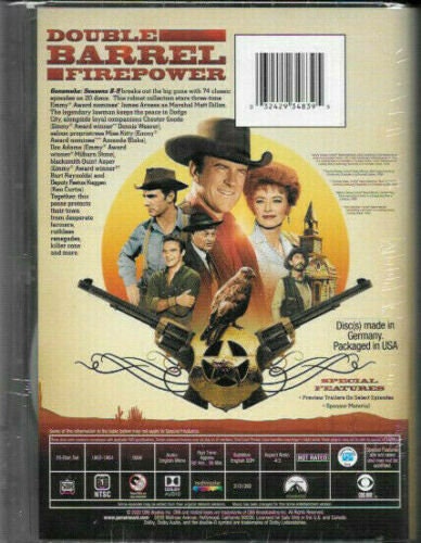GUNSMOKE: Complete Seasons 8-9, Classic Western Series James Arness DVD ...